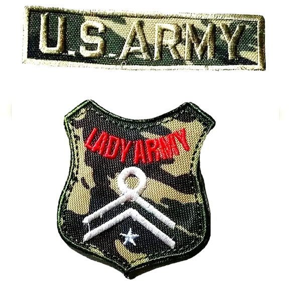 Unbranded | Other | New 2pc Lady Army Us Army Logo Embroidered Sewon ...